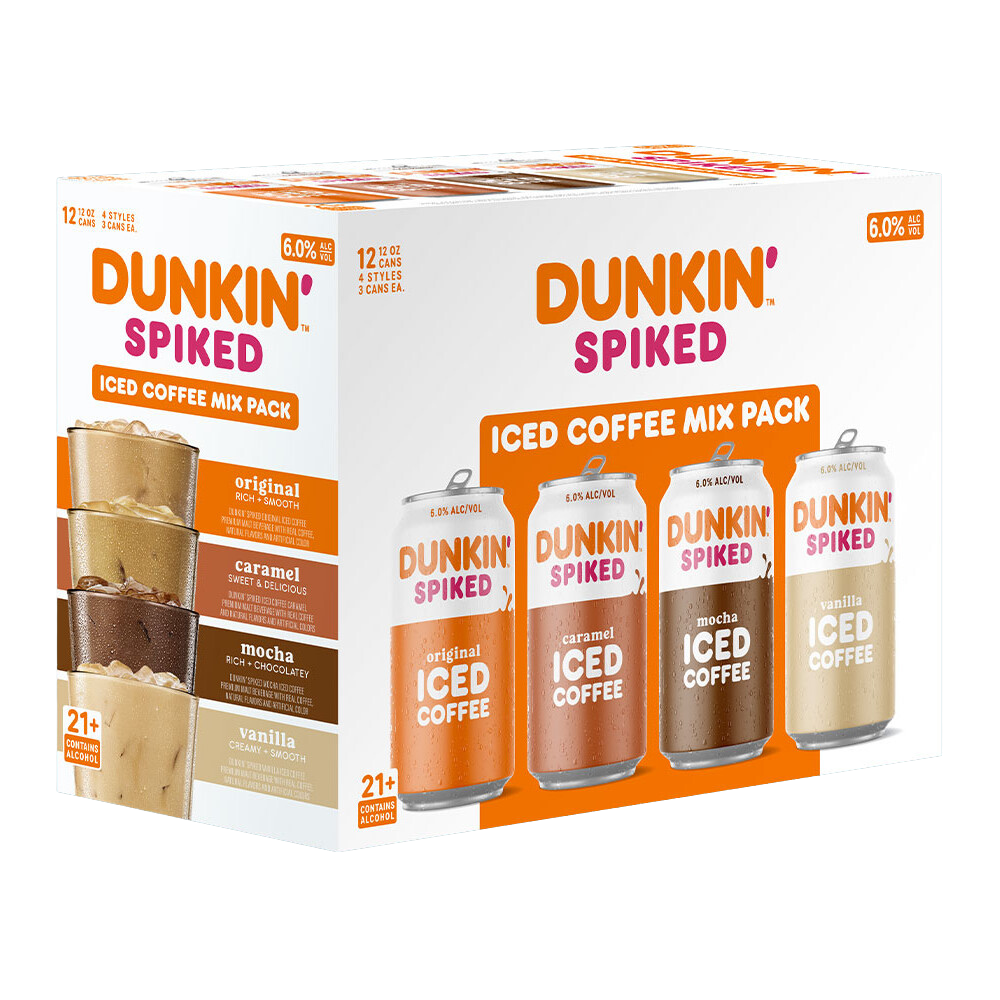 Dunkin Spiked Coffee Hard Seltzer Variety Pack – Harman's Wine & Spirits