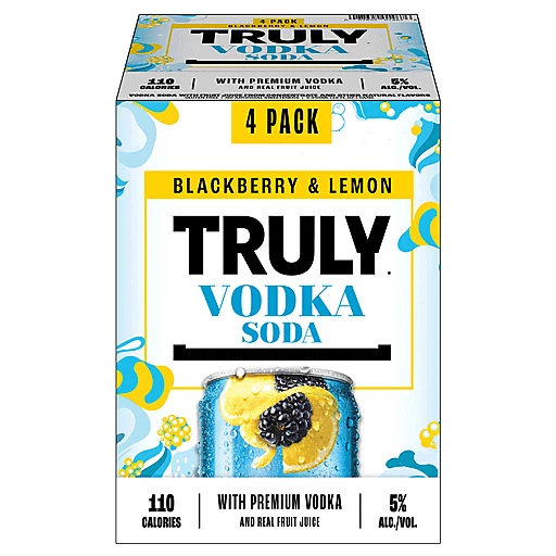 Truly Vodka Soda Blackberry & Lemon Hard Seltzer – Harman's Wine & Spirits
